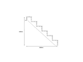 6 Step Stringer Kit (590mm Span)