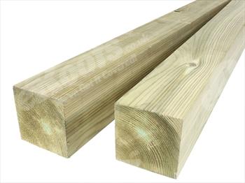 Cut To Size - Green Treated Planed Square Edge Timber (100mm x 100mm)