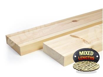 Planed Square Edge Timber (150mm x 50mm) Random Lengths