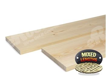 Planed Square Edge Timber (200mm x 25mm) Random Lengths