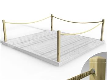 Rope Handrail Kit 3600mm (Three Side)