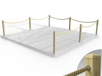 Rope Handrail Kit 4800mm (Three Side)
