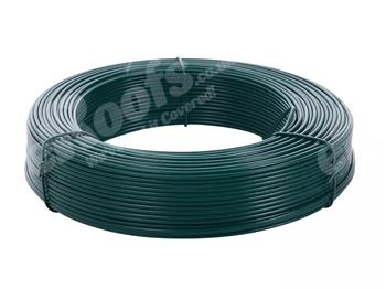 Green PVC Coated Line Wire (3.1mm x 76m)